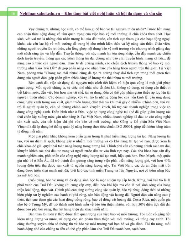 NLXH vấn đề cần giải quyết: Là một học sinh, em hãy đề xuất những giải ...